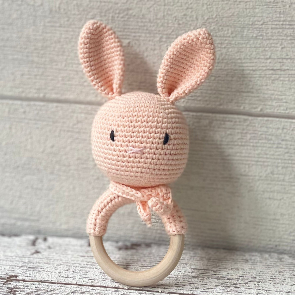 Pinky Rattle & Teether Rabbit Organic Toys | Bebekish